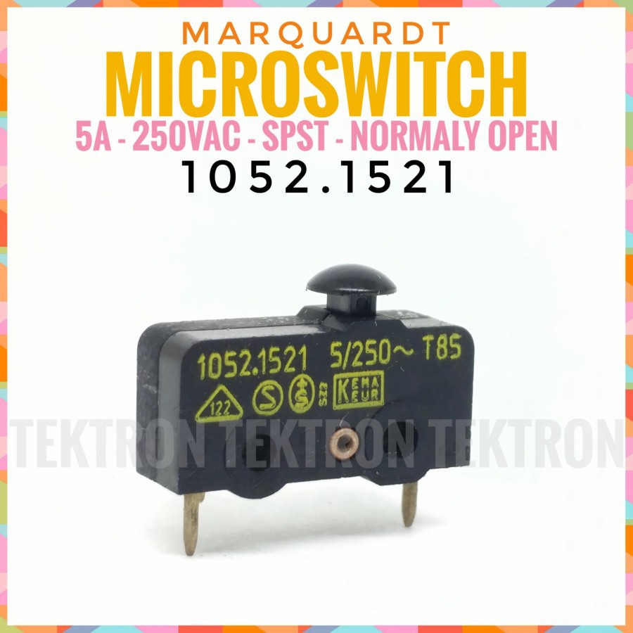 Jual Marquardt Micro Switch 2pin SPST NO 5A Microswitch 2p sw pintu alarm | Shopee Indonesia