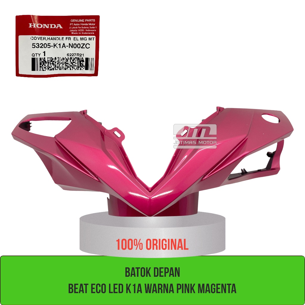 Jual Batok depan cover stang beat led K1A warna pink magenta 53205-K1A ...