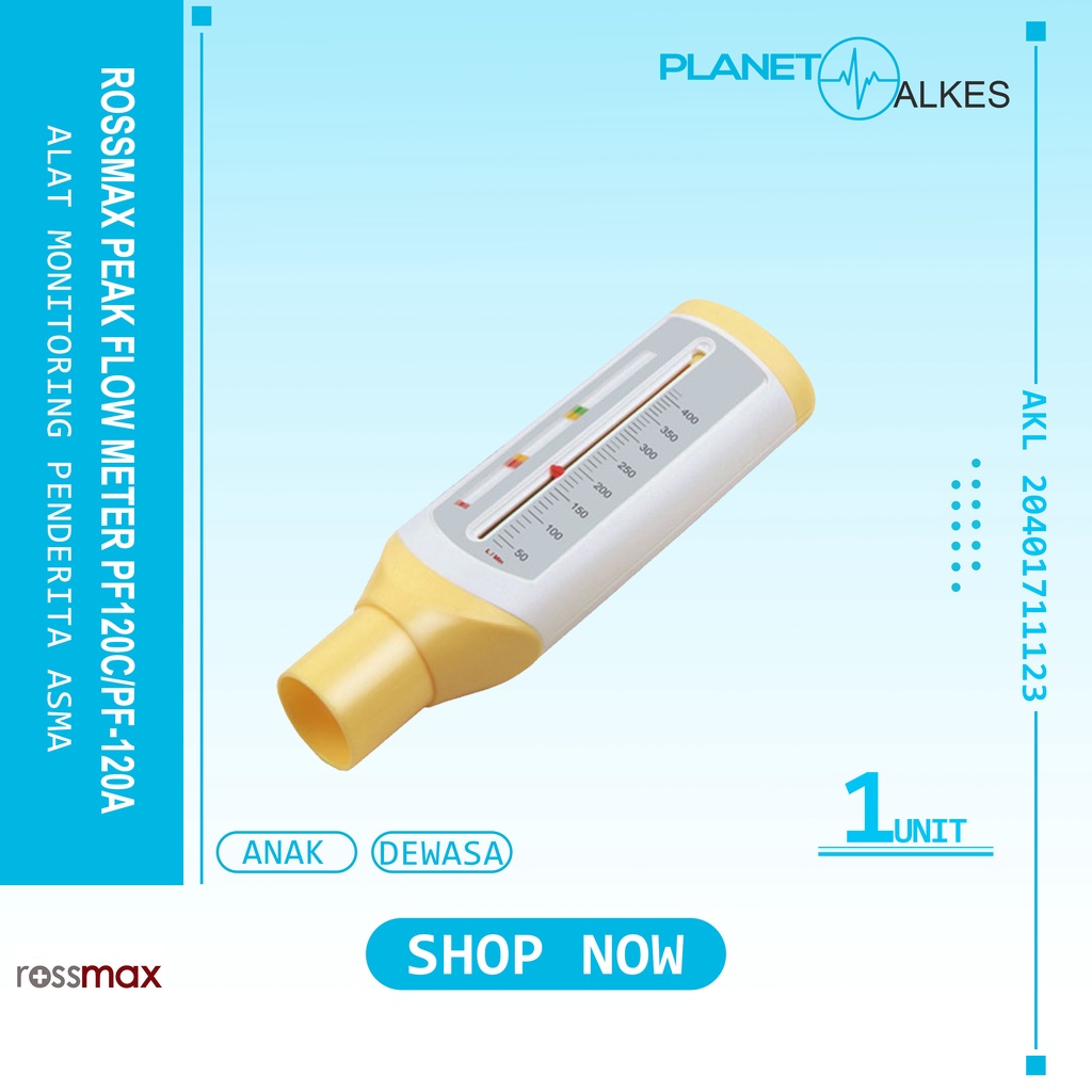 Jual Rossmax Peak Flow Meter PF120A PF120C Alat Cek Asma Spirometer PF120 | Shopee Indonesia