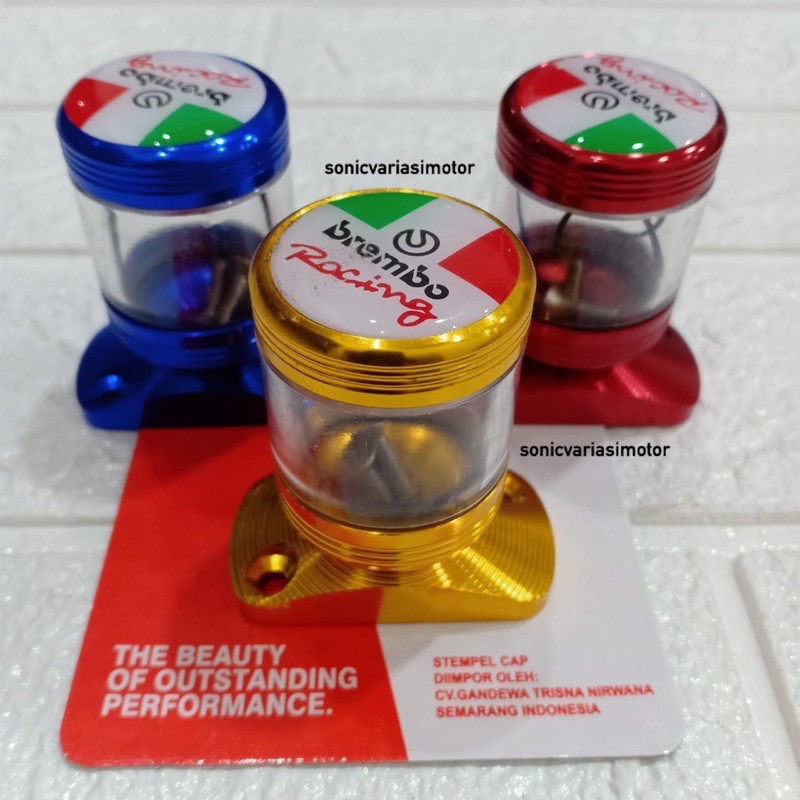 Jual STEMPEL TRANSPARAN / TUTUP MINYAK REM KACA UNIVERSAL MIO BEAT ...