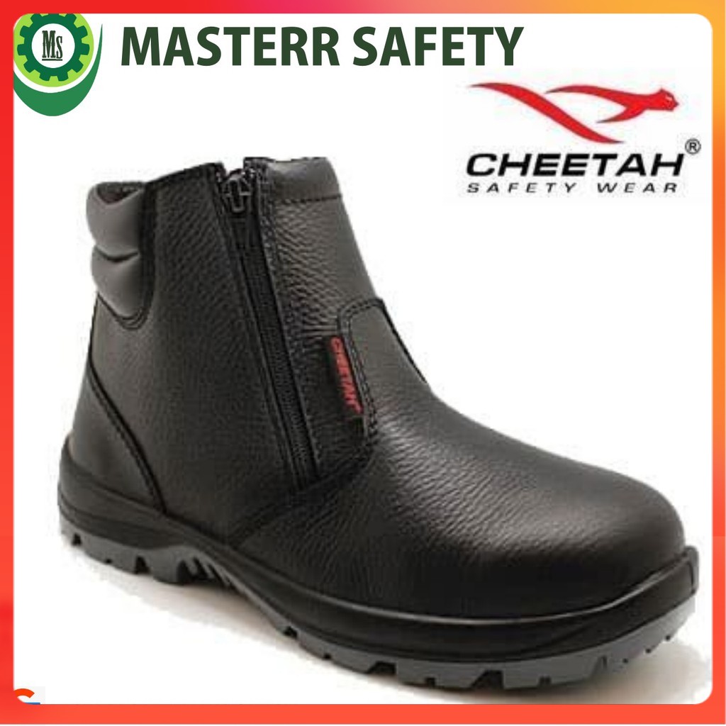 Jual sepatu safety cheetah 7111H original safety shoes | Shopee Indonesia