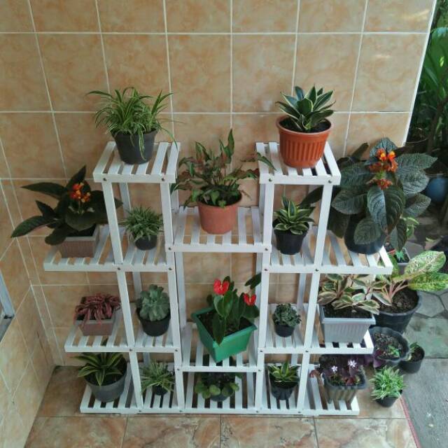 Jual Homedecor Rak Bunga Kayu Unik Asli Model Minimalis dan Modern ...