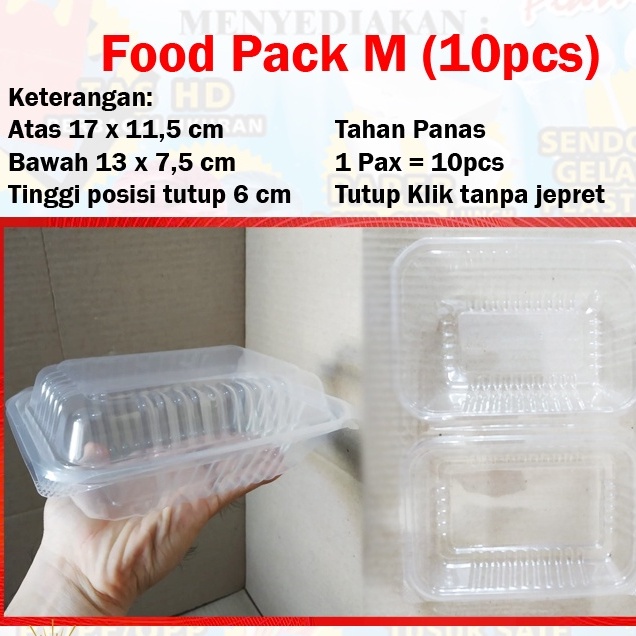 Jual Food pack / FoodPack / Mika Makanan / Mika Sedang M RepackFood ...