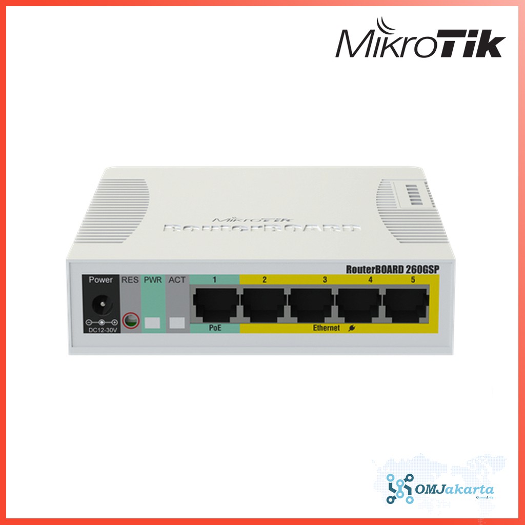 Jual Mikrotik RB260GSP Switch Gigabit 5 port | Shopee Indonesia