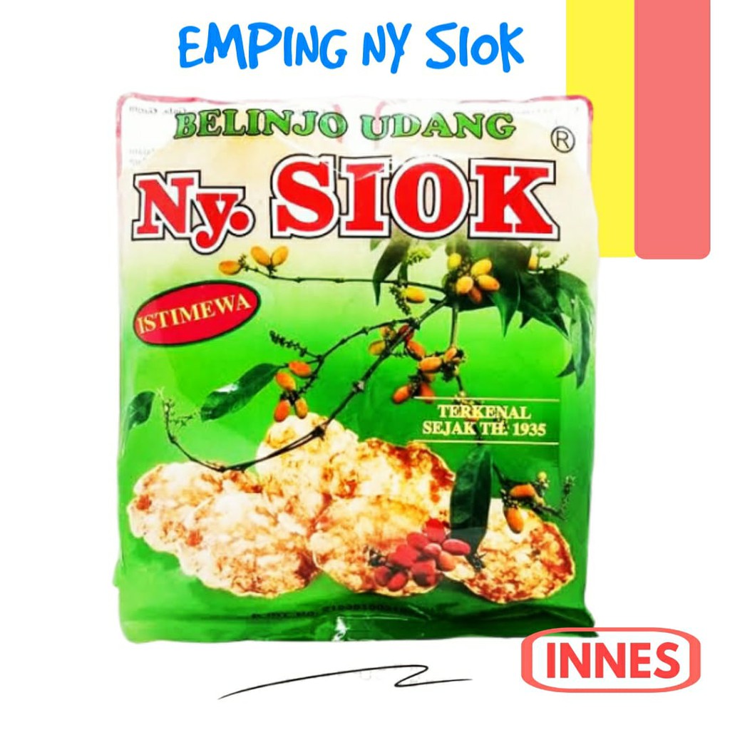 Jual Emping Ny Siok Ebi / Belinjo Udang NySiok / Keripik Melinjo Manis ...
