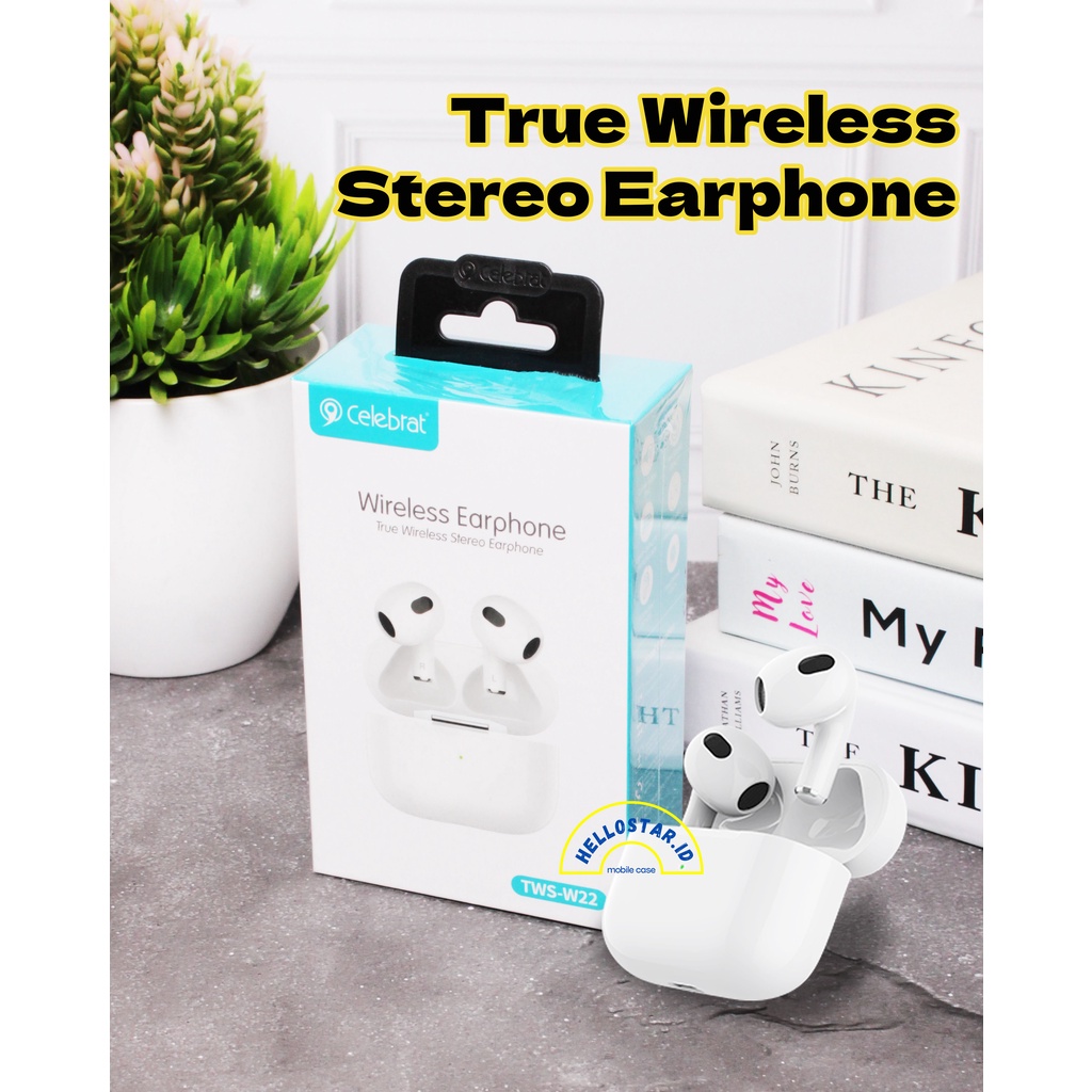 Jual CELEBRAT Tws-W22 True Wireless Stereo Earphone | Shopee Indonesia