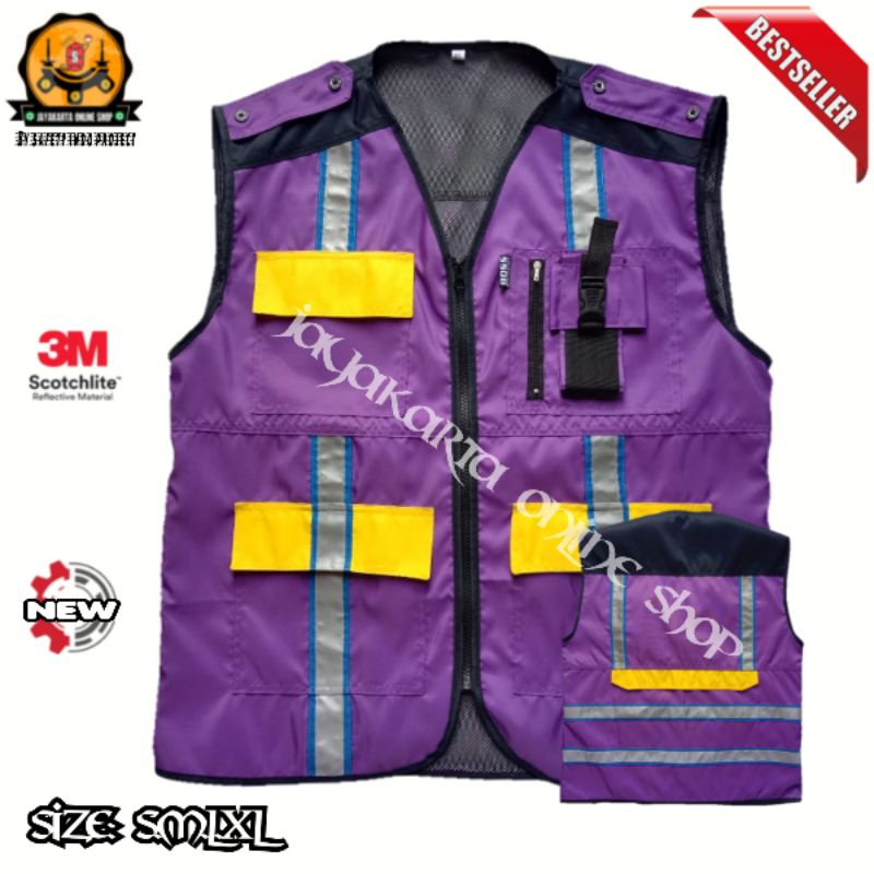 Jual ROMPI SAFETY 3M SCOTLIGHT UNGU HITAM TASLAN WATER PROOF-SAFETY ...