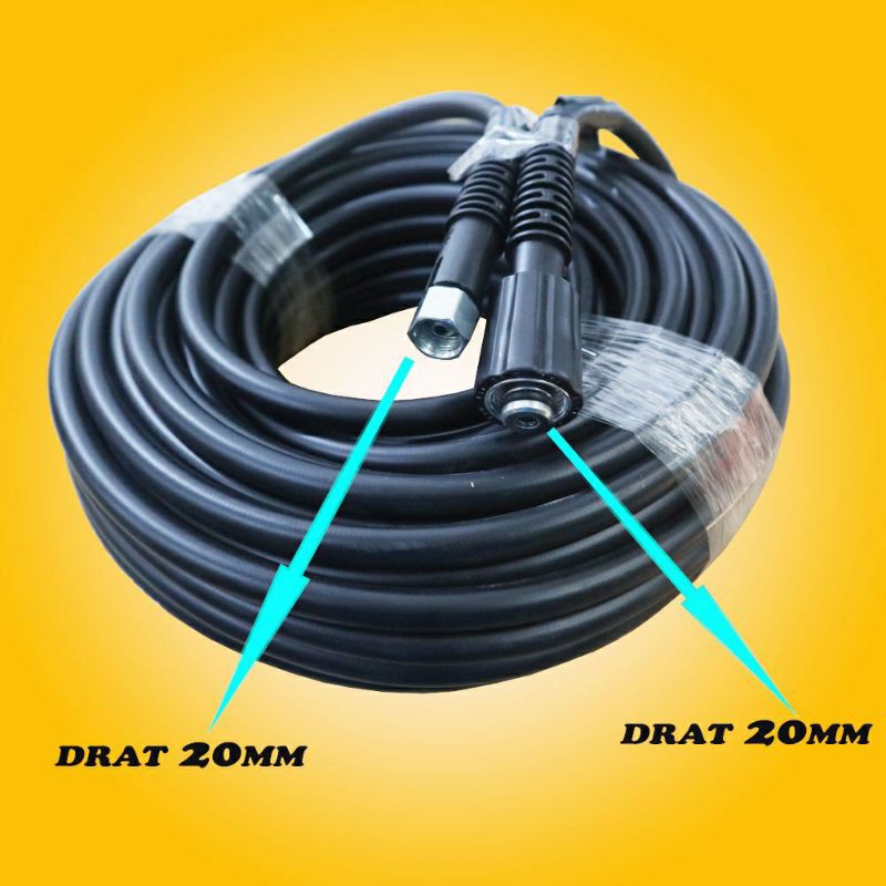 Jual Selang Jet Cleaner 25 meter / Selang High Pressure/ Selang Steam ...
