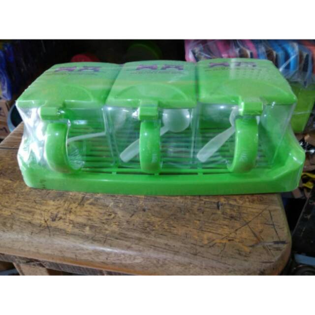 Jual Kotak tempat garam, merica, gula transparan merk hommy | Shopee ...