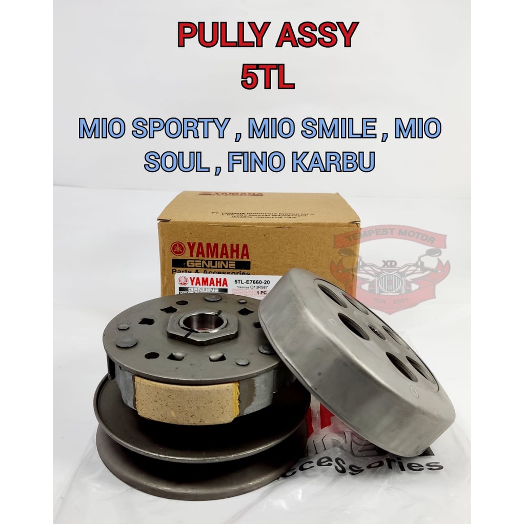 Jual PULLY ASSY YAMAHA MIO 5TL PULI MIO SPORTY FULLY MIO FULLY MIO SOUL FULI FINO KARBU PULLEY ...