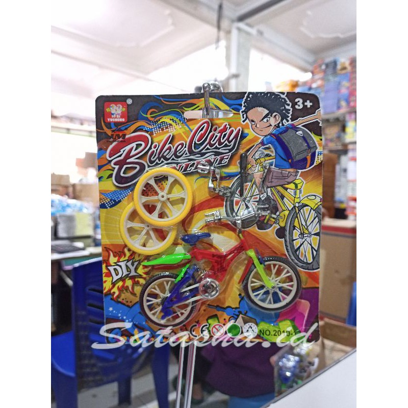 Jual NO.2010-12 Mainan Anak Diecast Sepeda Bicycle Set Sepeda BMX ...