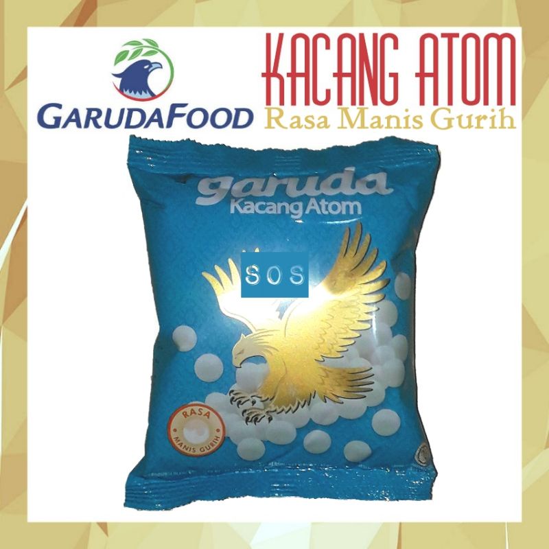 Jual 《OS3》 PRODUK BARU Garuda Kacang Atom Sukro rasa Manis Gurih 15 ...