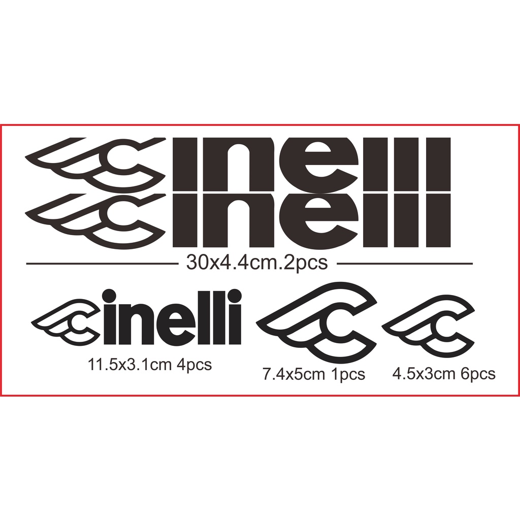 Jual sticker cutting sepeda cinelli | Shopee Indonesia