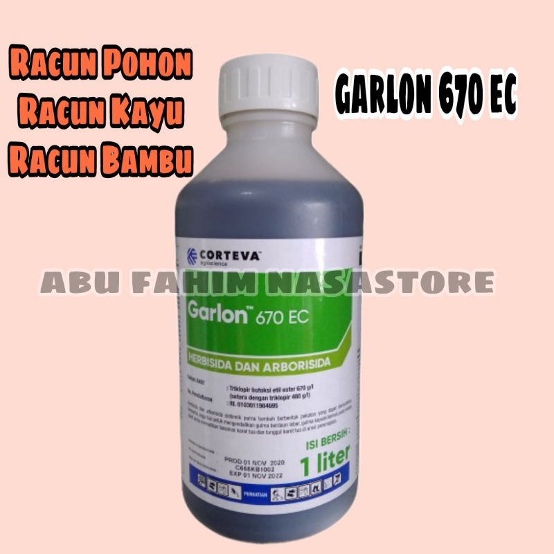 Jual GARLON 670 EC 1 LITER / RACUN POHON / RACUN KAYU / RACUN BAMBU ...