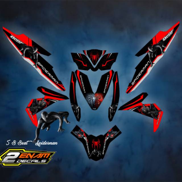 Jual Decal Stiker beat new Spider-Man | Shopee Indonesia