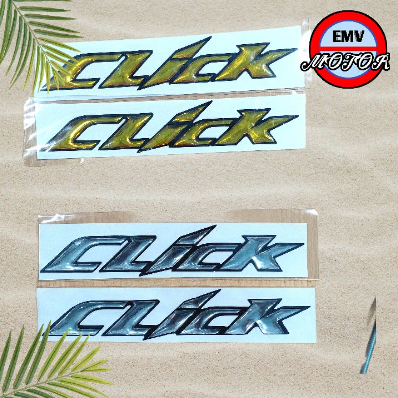 Jual Sticker timbul/emblem click | Shopee Indonesia