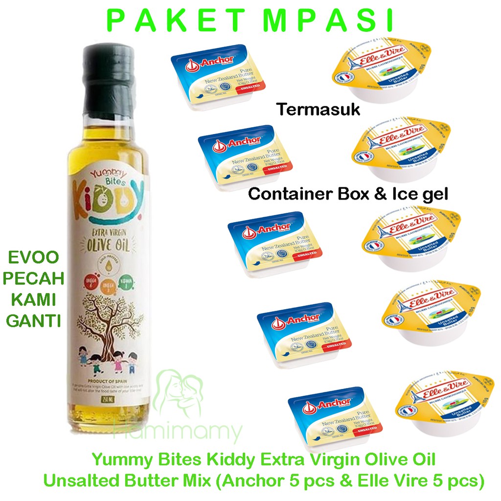 Jual Paket MPASI Casa di Oliva Kemasan Terbaru EVOO Unsalted Butter ...