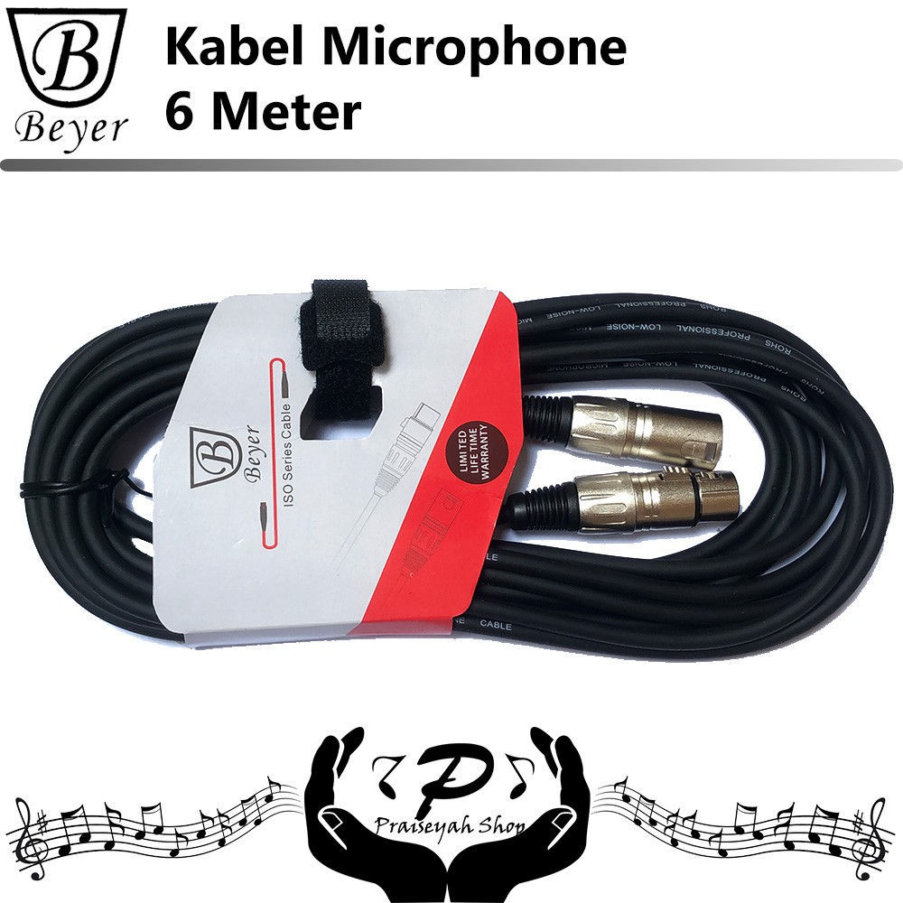 Jual Kabel Mikrofon 6 Meter / Microphone Cable XLR | Shopee Indonesia