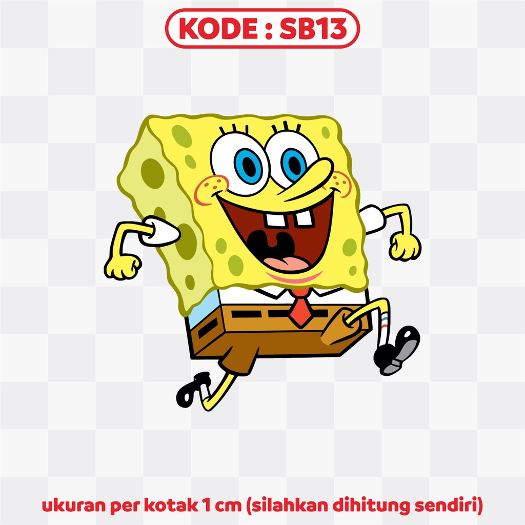 Jual Stiker Baju Sablon Setrika Aesthetic // Sticker Iron - SPONGE BOB ...