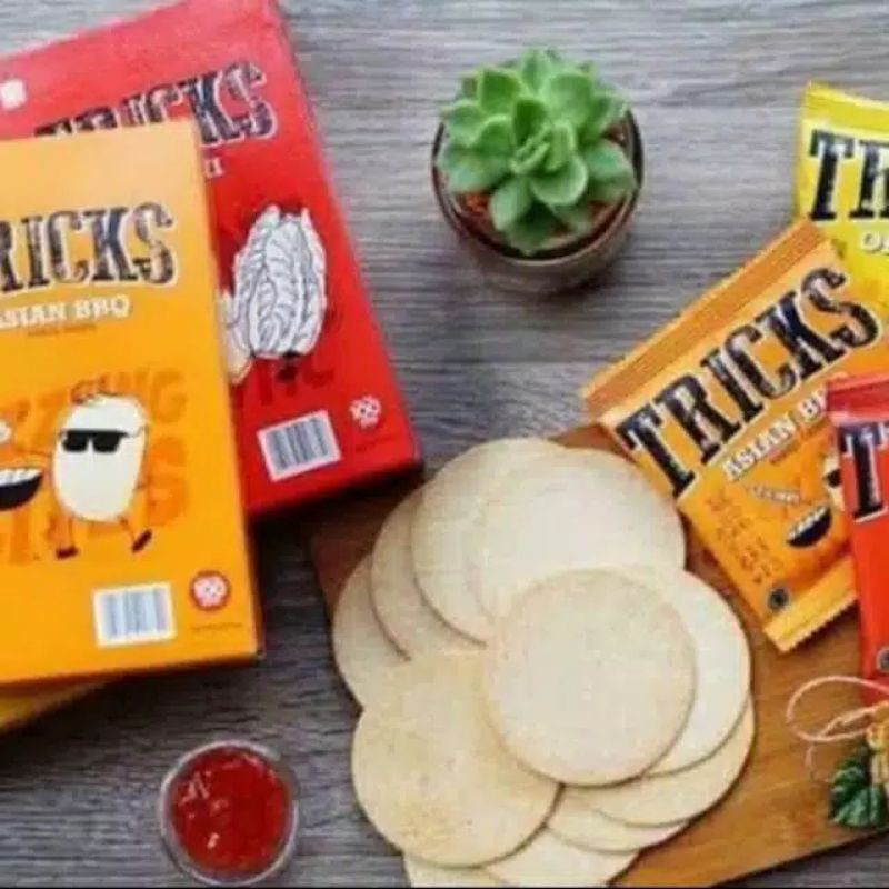 Jual SNACK TRICKS BAKED CRISPS/ SNACKS TRICK POTATO / KENTANG RASA ...