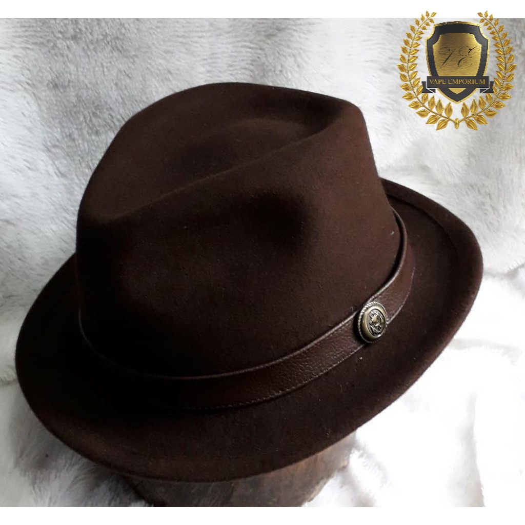 Jual TOPI LAKEN FEDORA TOPI HITZ TOPI ARTIS TOPI FASHION TOPI WOLL 100% ...