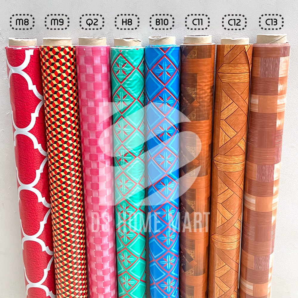 Jual KOLEKSI 2: Karpet Lantai Meteran Alas Meja Plastik Vinyl Premium ...