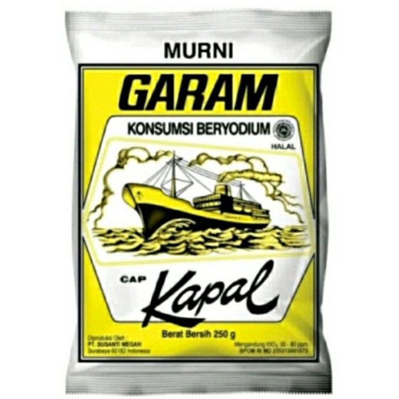 Jual garam kapal /kerapan sapi kemasan 200 gr | Shopee Indonesia