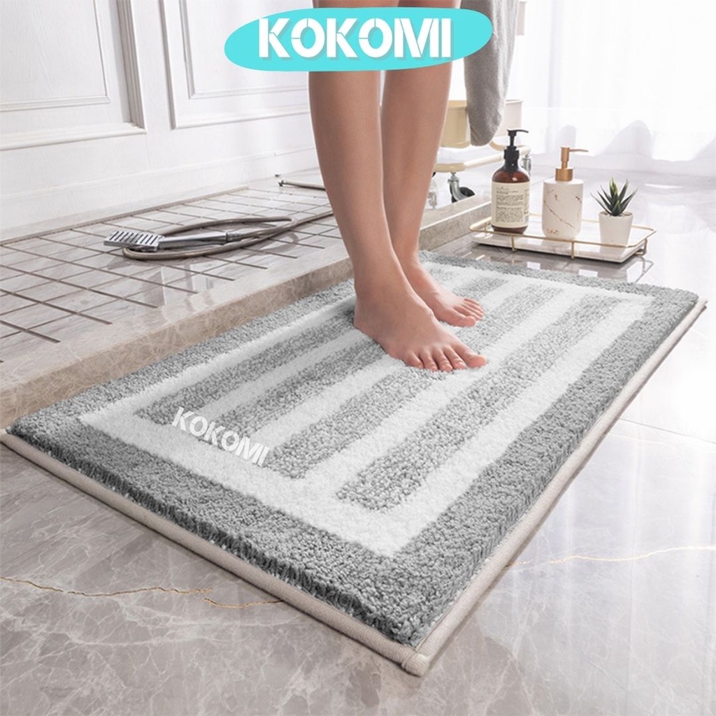 Jual Kokomi Luxury Style Bathmat Keset Kamar Mandi Anti Slip Bulu Tebal ...