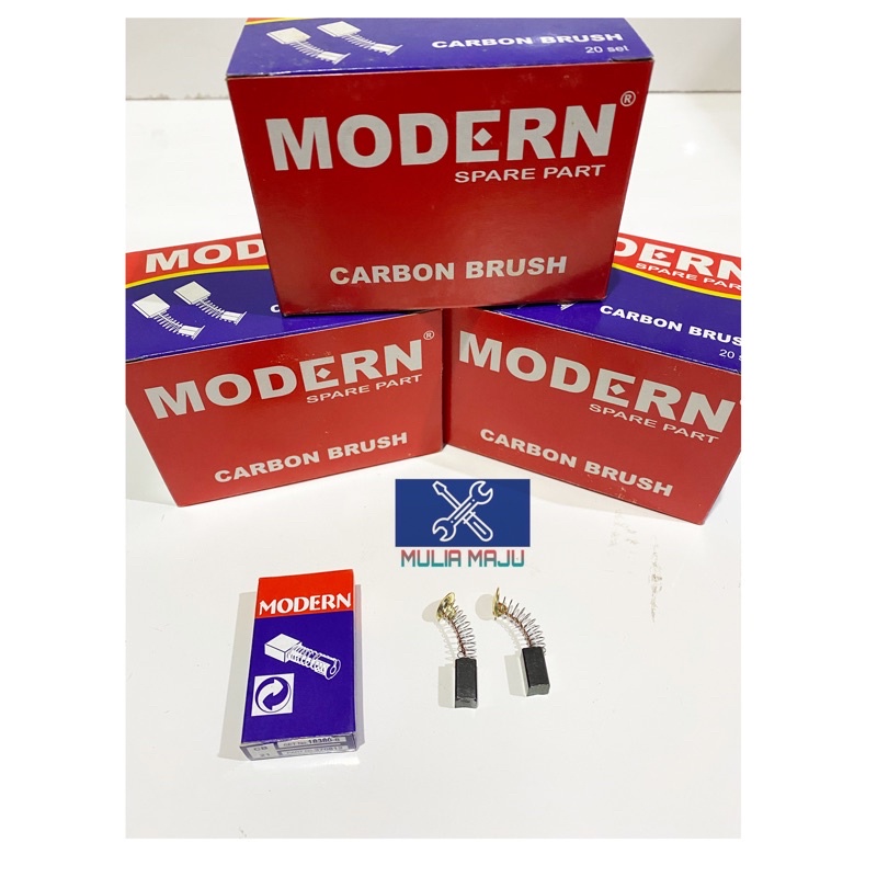 Jual SPUL 21 / CARBON BRUSH MODERN 21 /ARANG MODERN CB21 | Shopee Indonesia