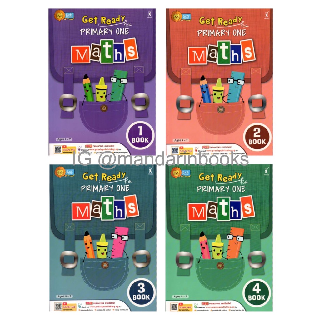 Jual Get Ready for Primary One Maths 1 - 4 (Pilihan Per Buku) | Shopee ...