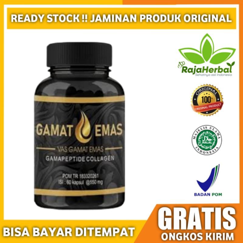 Jual Vas Gamat Emas Collagen Asli Original Vas Gamat Emas Suplemen ...