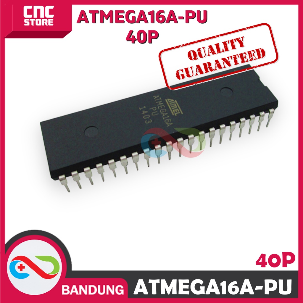 Jual ATMEGA16 ATMEGA16A-PU DIP ATMEL AVR DIP-40 40PIN | Shopee Indonesia