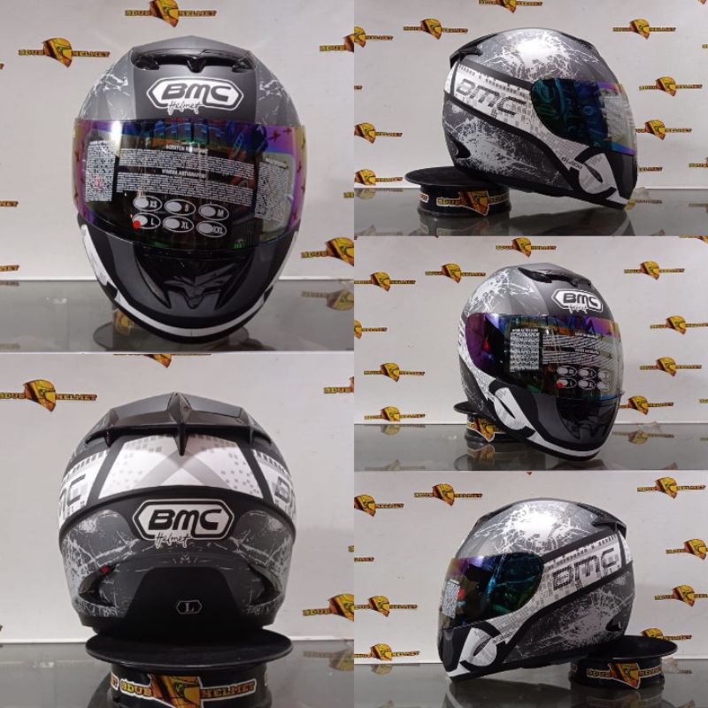 Jual Helm full face BMC full star Original | Shopee Indonesia