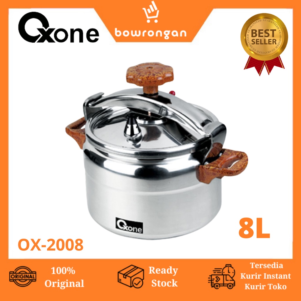 Jual Oxone Panci Presto Alumunium 8 Liter Pressure Cooker OX-2008 OX 2008 | Shopee Indonesia
