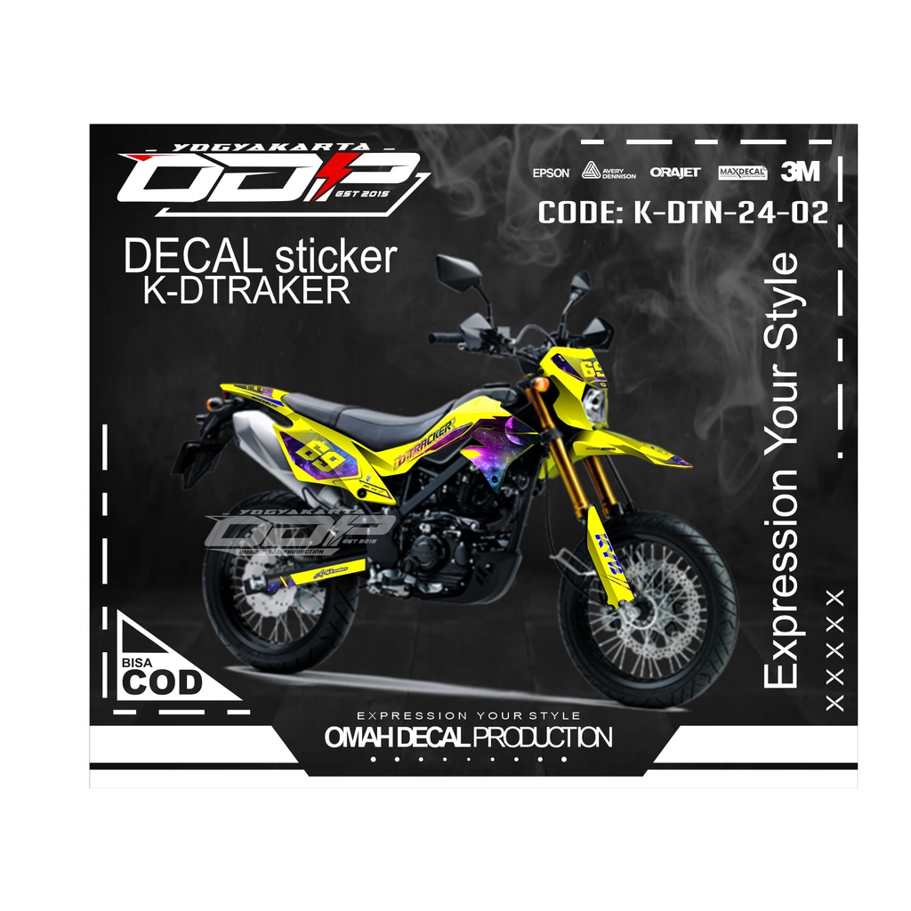 Jual DECAL MOTOR DECAL DTRACKER STIKER DECAL DTRACKER MOTOR DECAL MOTOR ...