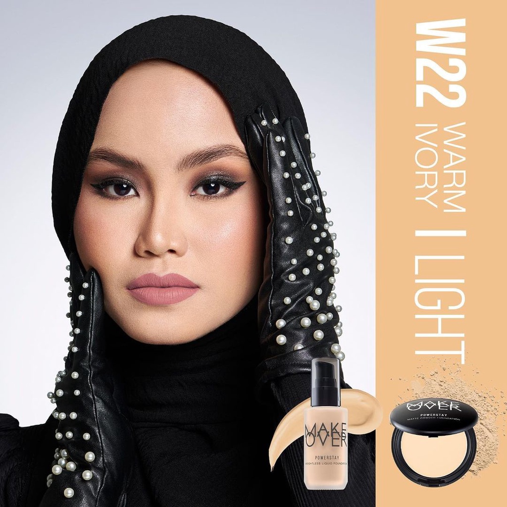Jual Make Over POWERSTAY SERIES Foundation - Bedak Padat | MAKE OVER ...