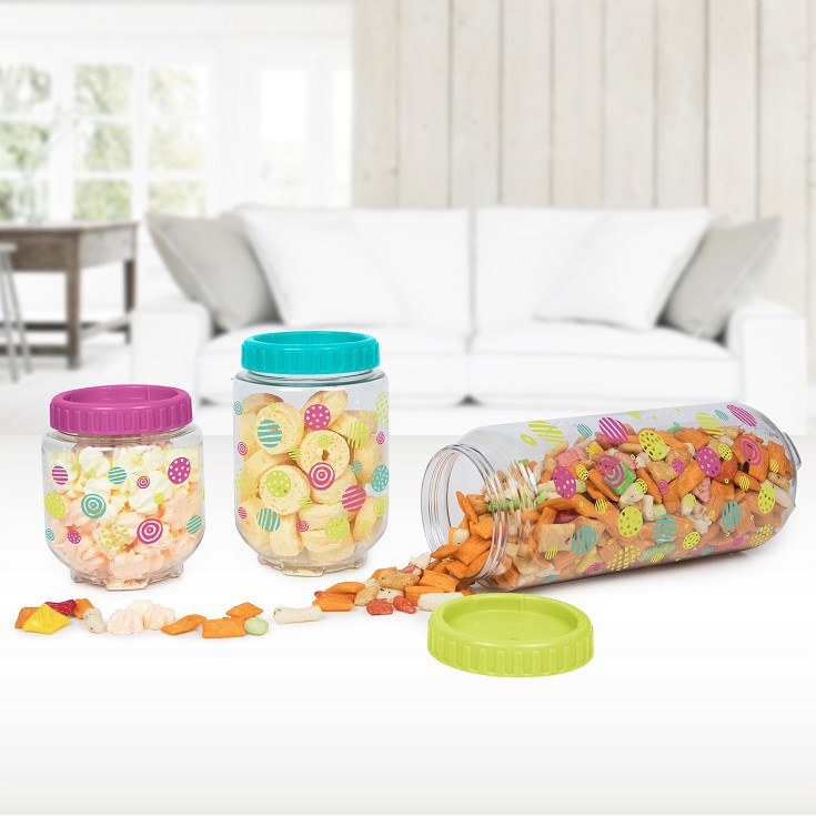 Jual Coral Value Stack & Lock Canister Set Coral Value Stack & Lock ...