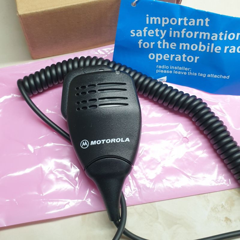 Jual Mic Rig Motorola GM338 GM3188 GM3688 PTT Extramic Microphone ...