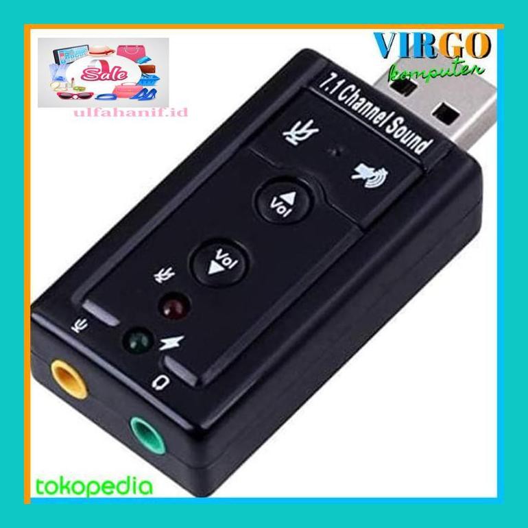 Jual 54A04Y Sound Card Adapter Usb 7.1Channel External 7.1 Channel Soundcard Audio S50Usts ...