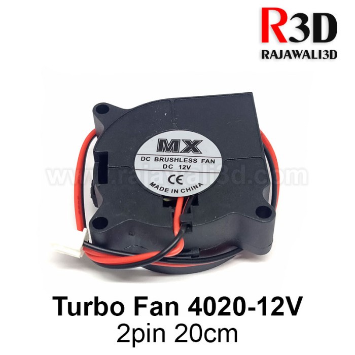 Jual DC Turbo Cooling Fan 4020 12v | Shopee Indonesia
