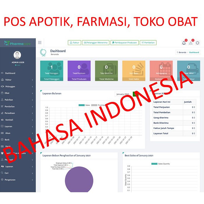 Jual Aplikasi POS Apotik Farmasi Obat Lengkap Full Source PHP CI ...