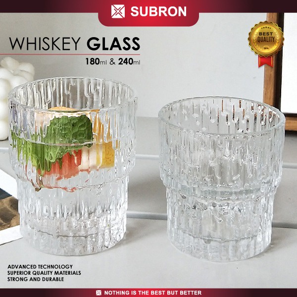 Jual SUBRON Glass Coffee Gelas Kaca Kopi Tebal Dessert cankir unik lucu ...