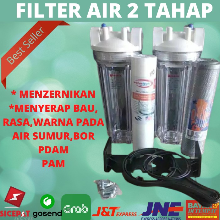 Jual SARINGAN FILTER AIR SUMUR BOR PAM PDAM 2 TABUNG FSC2 | Shopee ...
