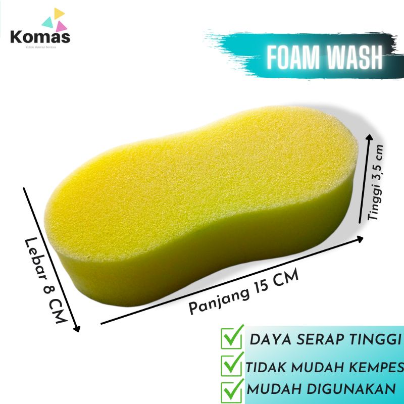 Jual Sponge Busa Cuci Mobil Motor Piring Busa Foam Wash Tebal Spon ...