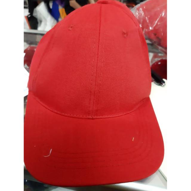 Jual Topi merah polos | Shopee Indonesia