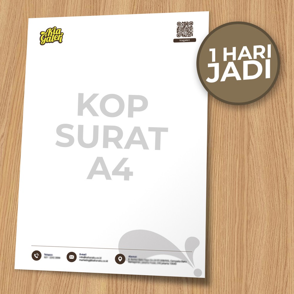 Jual Kop Surat A4 80 gsm 1 sisi - 2 warna 1 rim | Shopee Indonesia