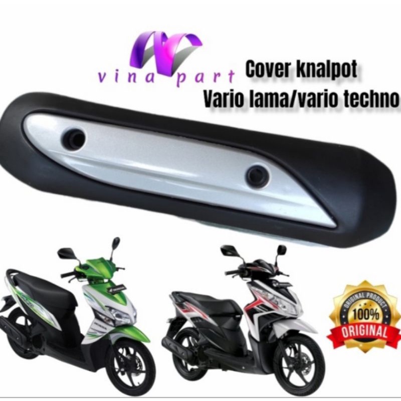 Jual cover tutup pelindung knalpot vario lama - vario techno karbu 110 kvb | Shopee Indonesia