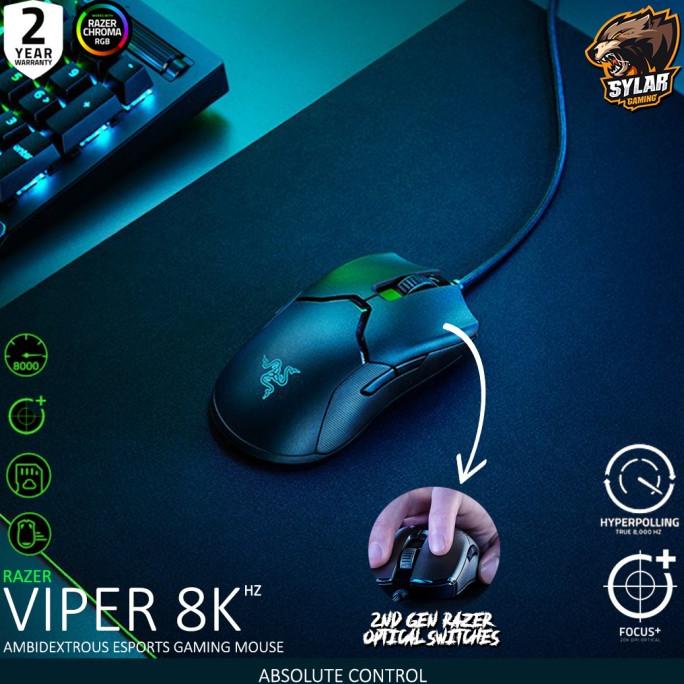 Jual Razer Viper 8Khz Ambidextrous Esports Gaming Mouse / Razer Viper ...