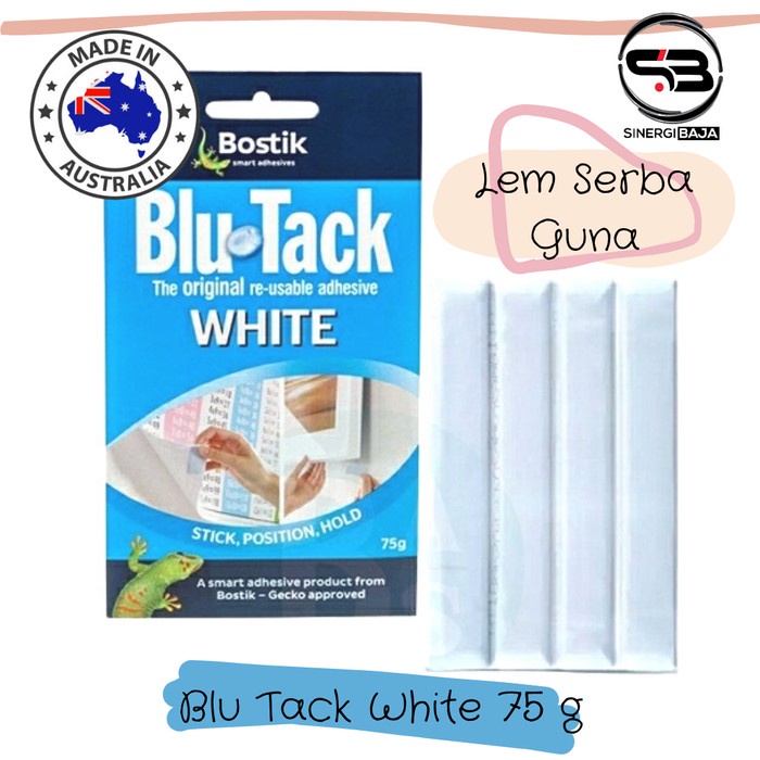 Jual BLU TACK BLUTACK BOSTIK AUSTRALIA LEM PEREKAT SERBAGUNA WHITE ...