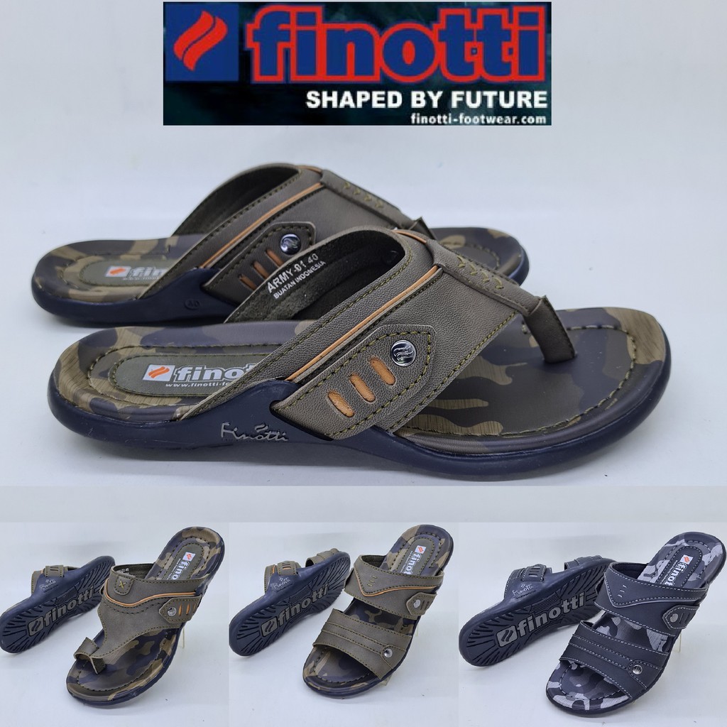 Jual Sandal pria premium ARMY Finotti | Shopee Indonesia